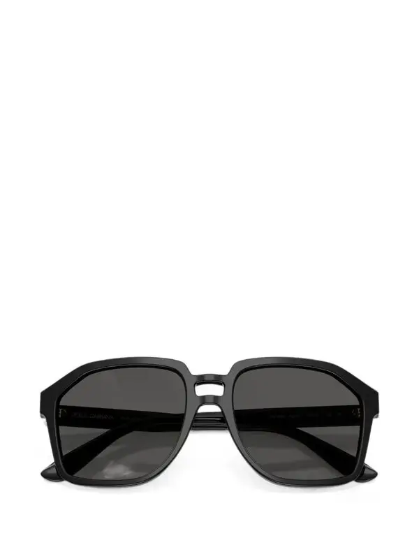 Dolce & Gabbana Double-bridge Pilot Sunglasses