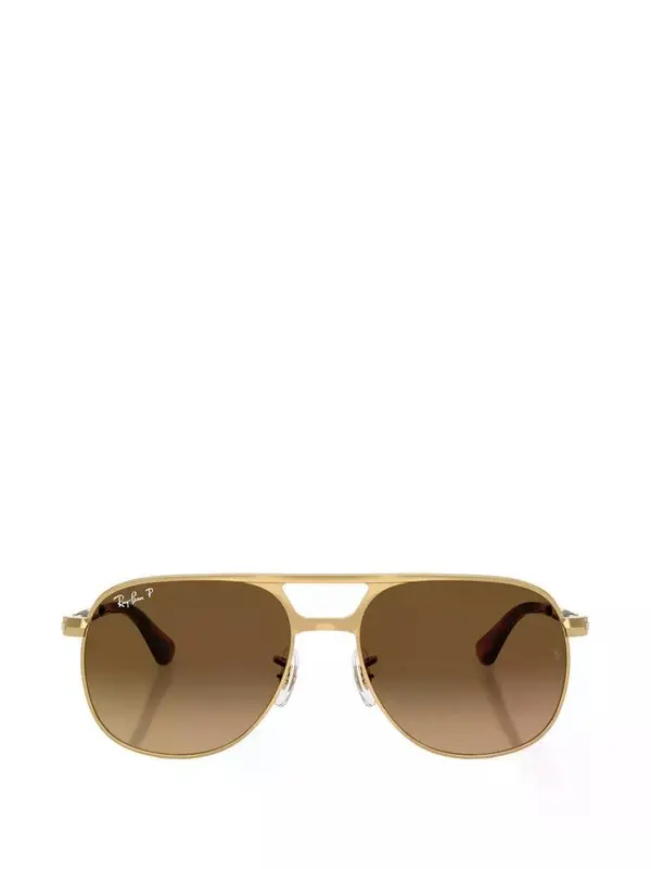 Ray-ban Bill Max Square-frame Sunglasses - Gold