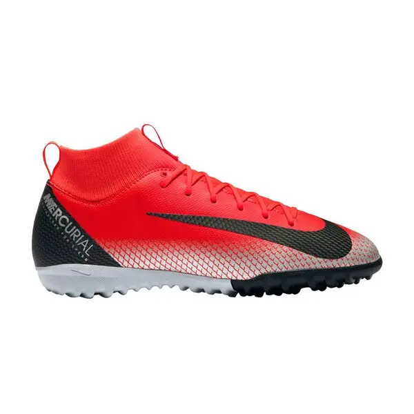 Nike Superflyx 6 Academy Lvl Up Tf Gs 'bright Crimson Chrome - Orange