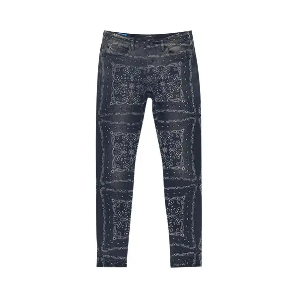 PURPLE BRAND Low Rise Slim Jeans - Black
