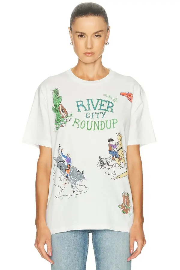 BODE River City Tee - Cream