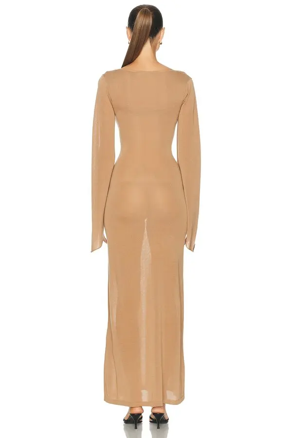 AYA MUSE Zair Dress In Tan