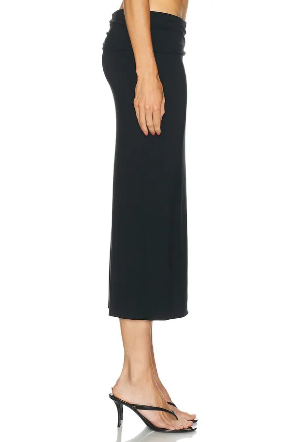 Eterne Elsa Soft Jersey Midi Skirt
