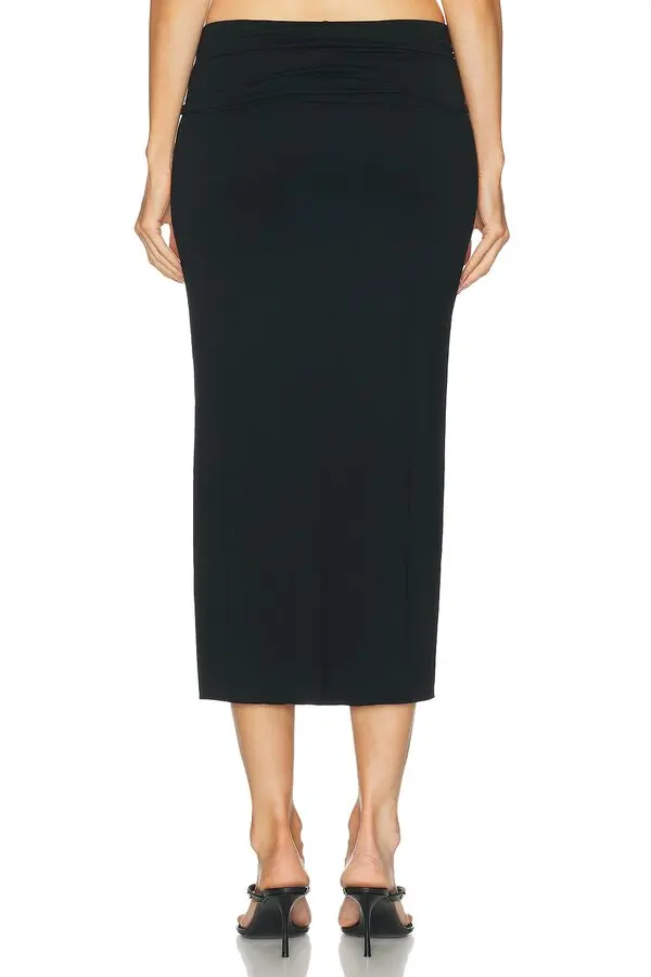 Eterne Elsa Soft Jersey Midi Skirt