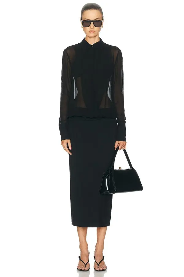 Eterne Vivi Viscose Georgette Blouse