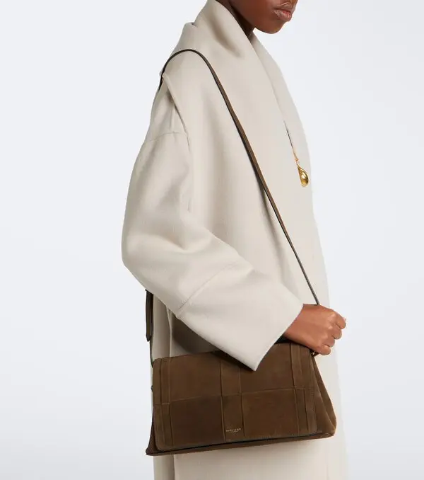 DEMELLIER Florence Small Suede Shoulder Bag
