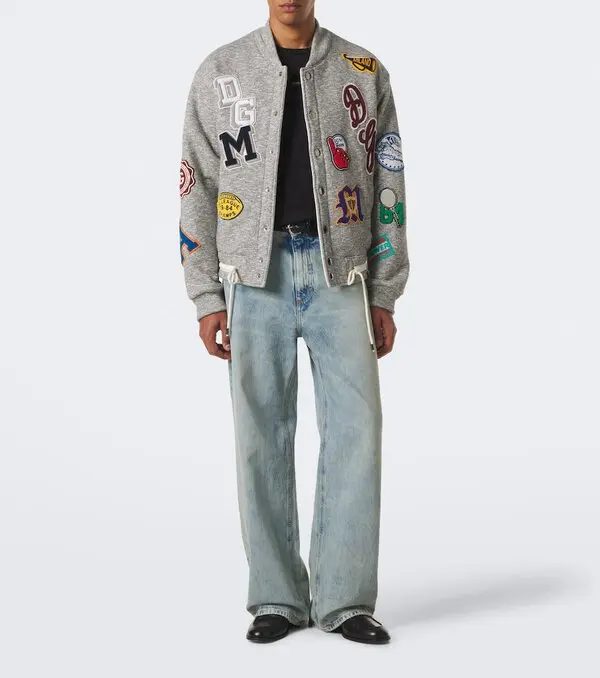 Dolce & Gabbana Faded Wide-leg Jeans