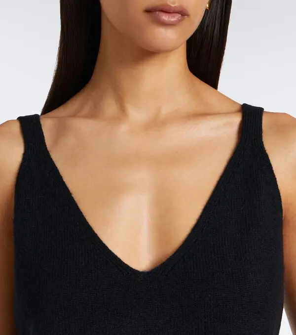 LISA YANG Violia Cashmere Top - Black