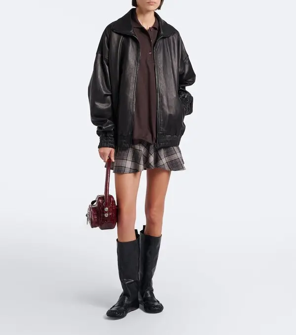 Acne Studios Bojan Leather Knee-high Boots