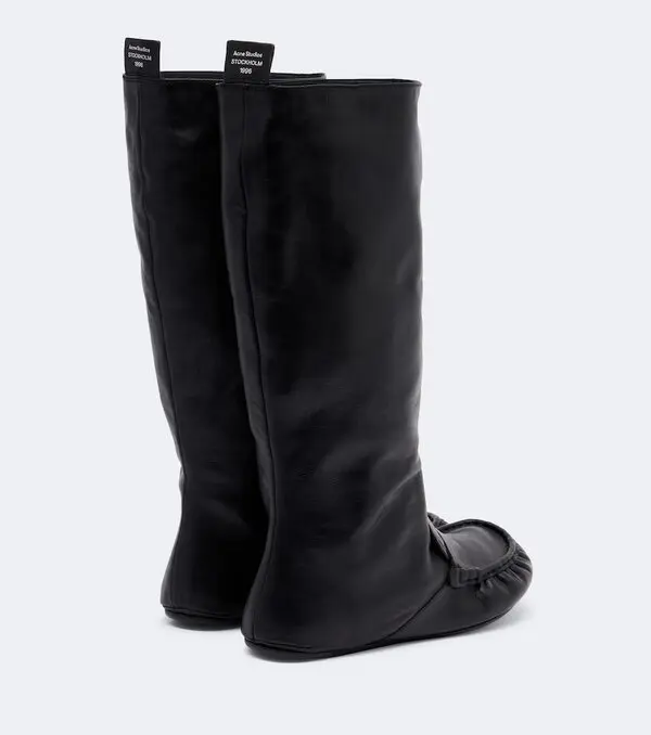 Acne Studios Bojan Leather Knee-high Boots