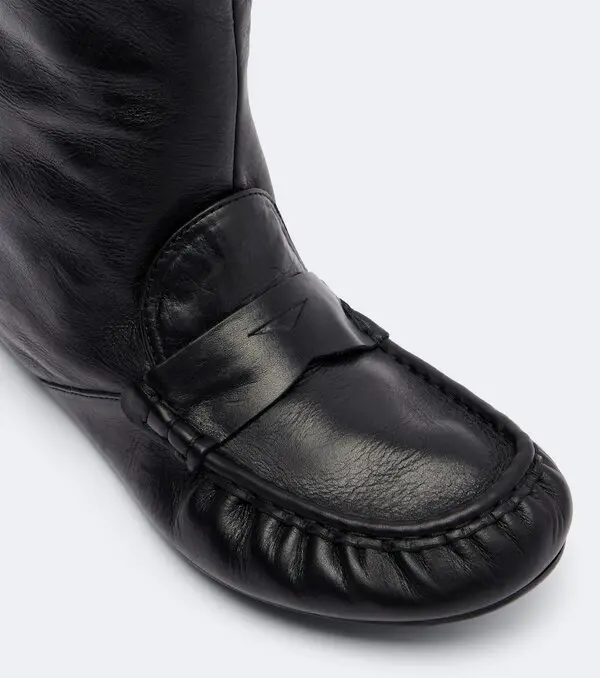 Acne Studios Bojan Leather Knee-high Boots