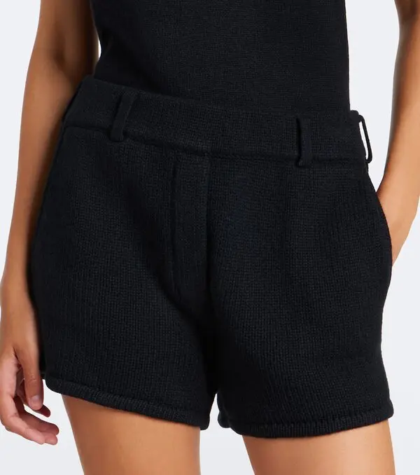 LISA YANG Tyra Cashmere Shorts - Black
