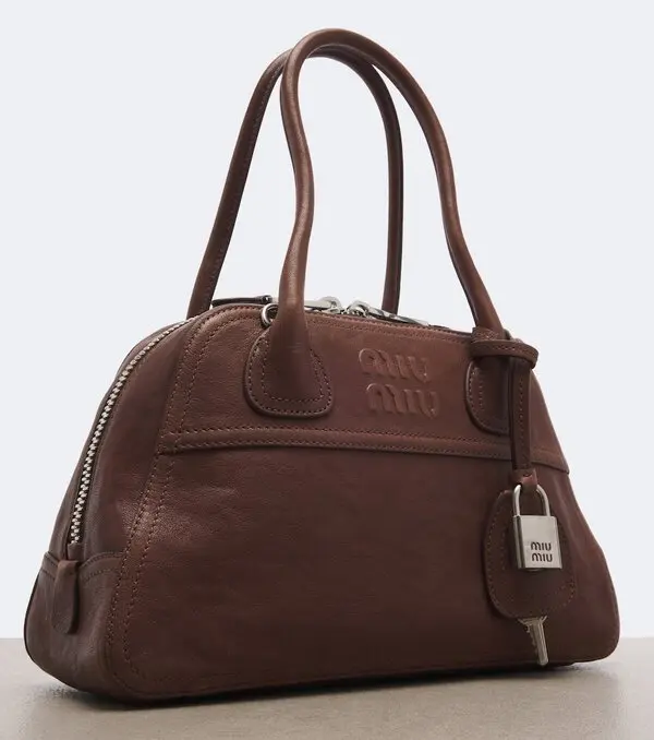 Miu Miu Vivant Leather Shoulder Bag