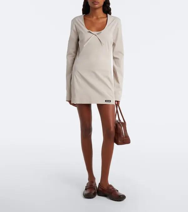 Miu Miu Vivant Leather Shoulder Bag