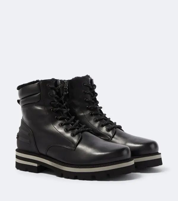 Bogner Courchevel Leather Lace-up Boots