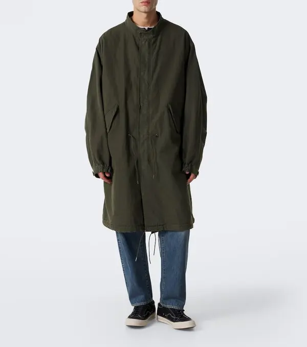 A.PRESSE Wool And Cotton Parka