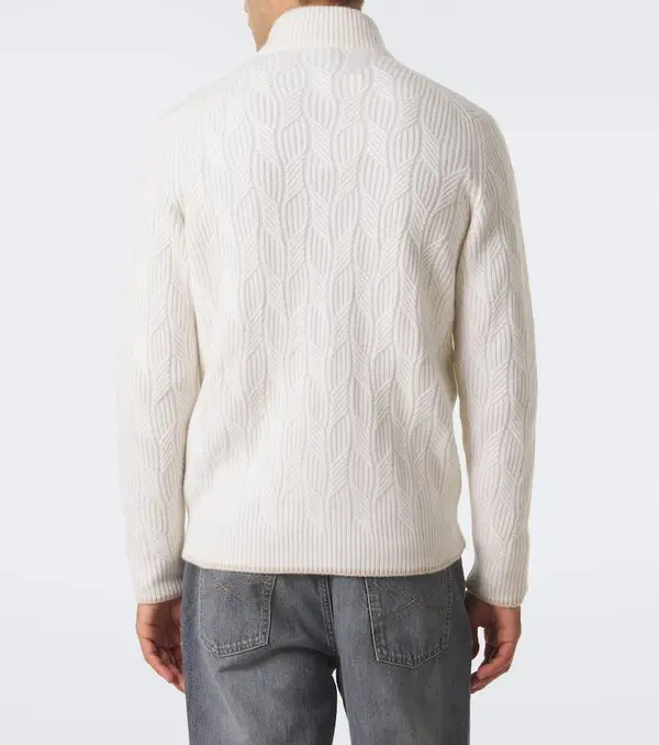 Fedeli Cable-knit Cashmere Cardigan