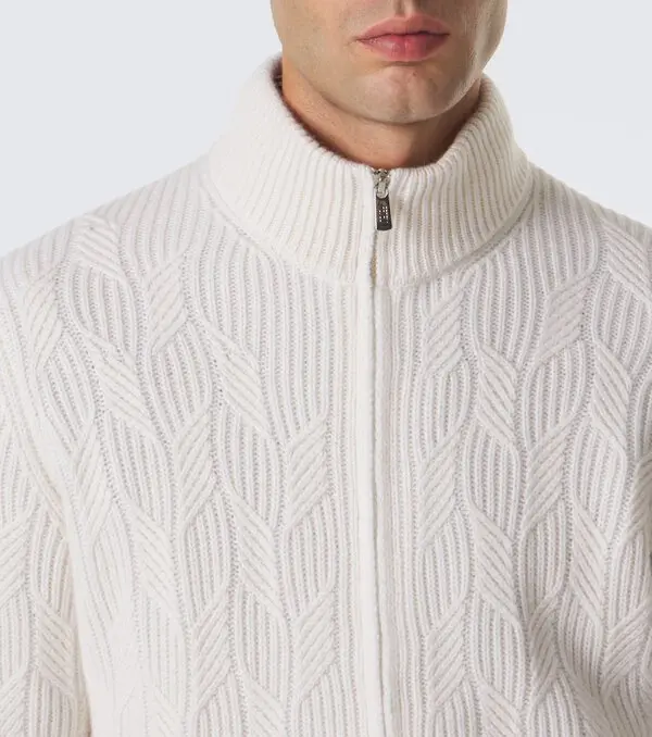 Fedeli Cable-knit Cashmere Cardigan