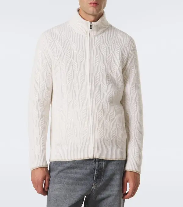 Fedeli Cable-knit Cashmere Cardigan