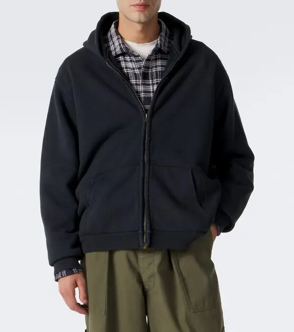 A.PRESSE Cotton Jersey Hoodie