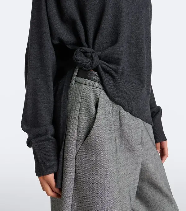 Magda Butrym Draped Wool Sweater