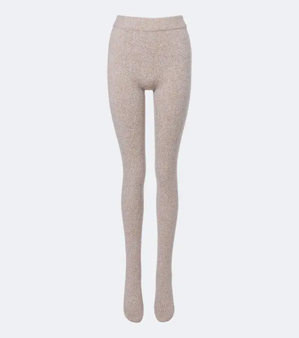 Magda Butrym Wool-blend Tights - Beige