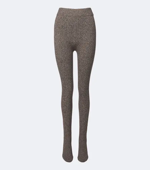 Magda Butrym Wool-blend Tights - Brown