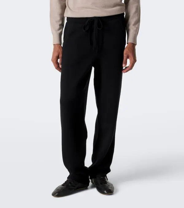 GOD'S TRUE CASHMERE Cashmere Sweatpants With Tiger's Eye