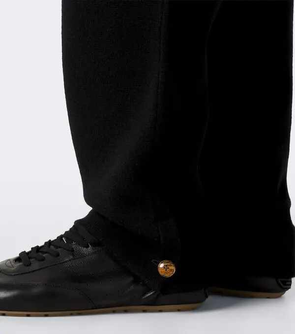 GOD'S TRUE CASHMERE Cashmere Sweatpants With Tiger's Eye