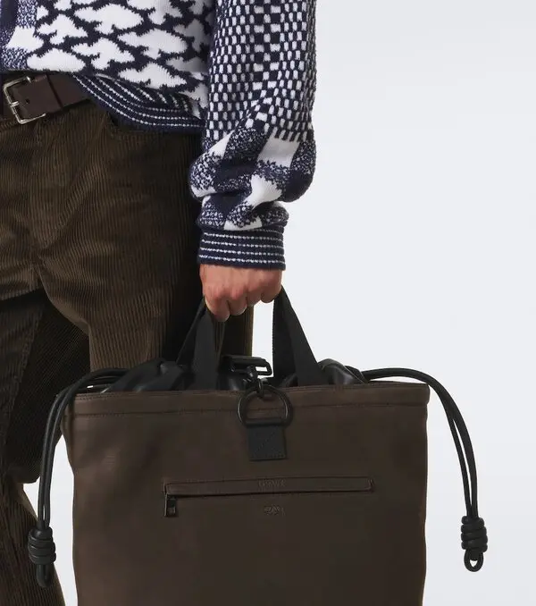 Loewe Squad Leather Backpack