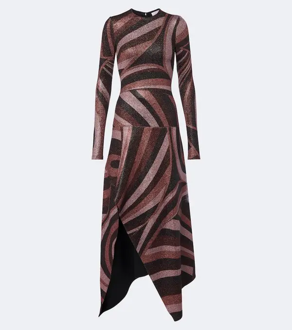 Emilio Pucci Iride Lurex® Jersey Midi Dress