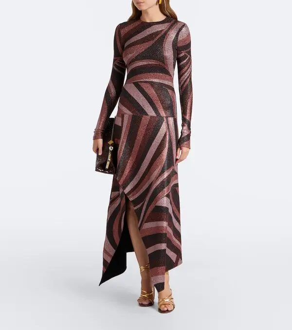 Emilio Pucci Iride Lurex® Jersey Midi Dress