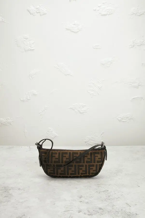 Fendi Zucca Pochette Shoulder Bag