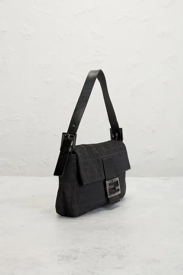 Fendi Zucca Baguette Shoulder Bag