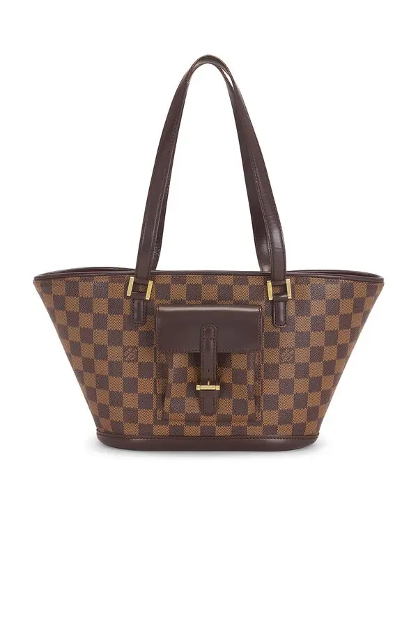LOUIS VUITTON Damier Ebene Manosque Pm Tote Bag