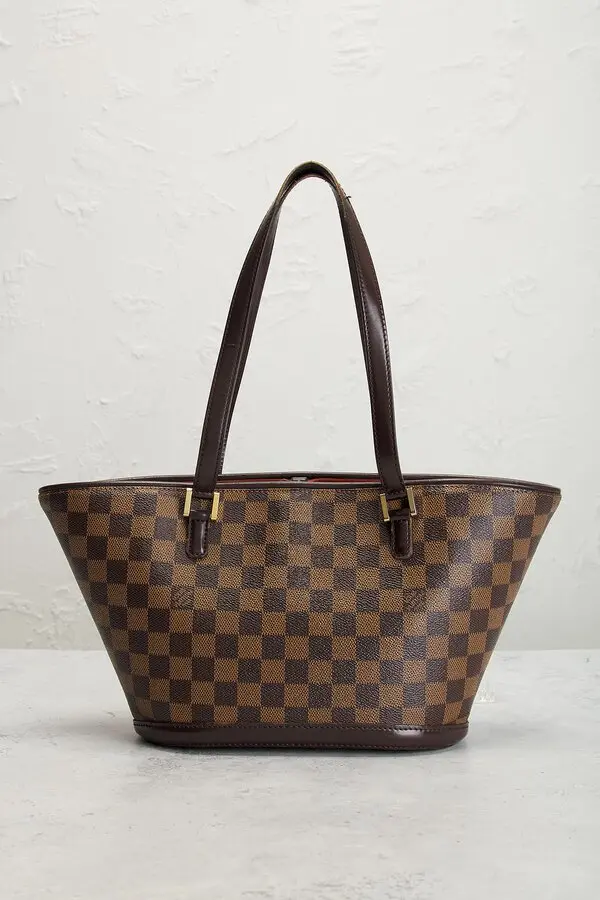 LOUIS VUITTON Damier Ebene Manosque Pm Tote Bag