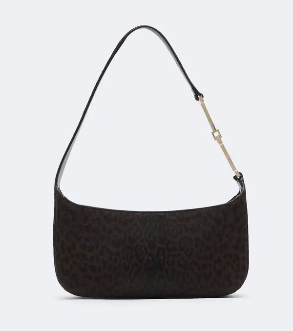 TOM FORD Arc Small Calf Hair Shoulder Bag