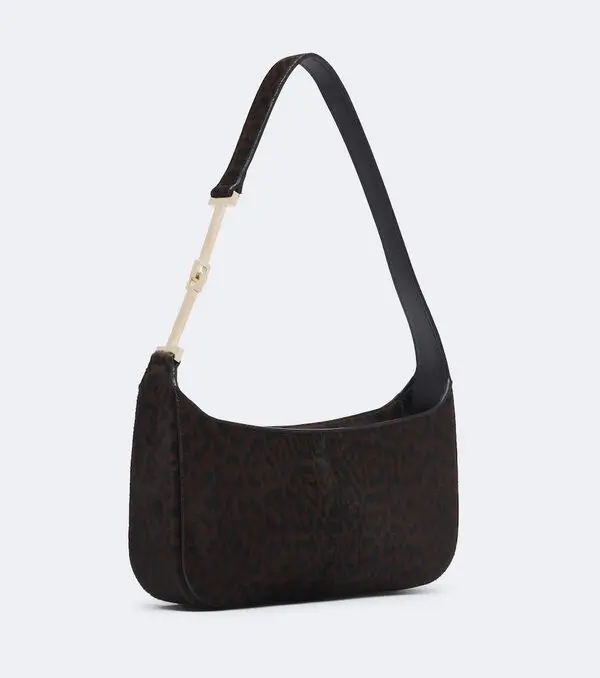 TOM FORD Arc Small Calf Hair Shoulder Bag