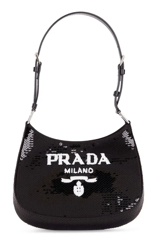 Prada Sequin Paillettes Cleo Shoulder Bag