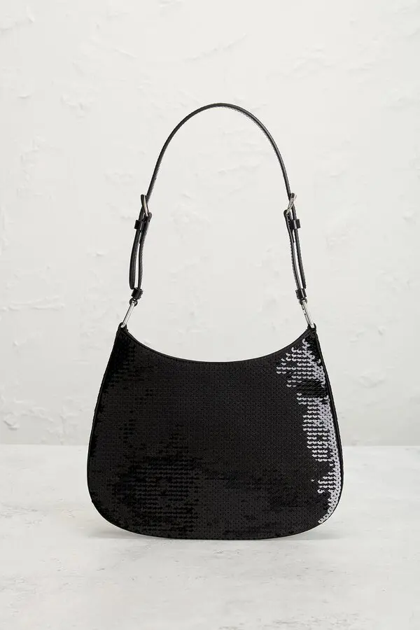 Prada Sequin Paillettes Cleo Shoulder Bag
