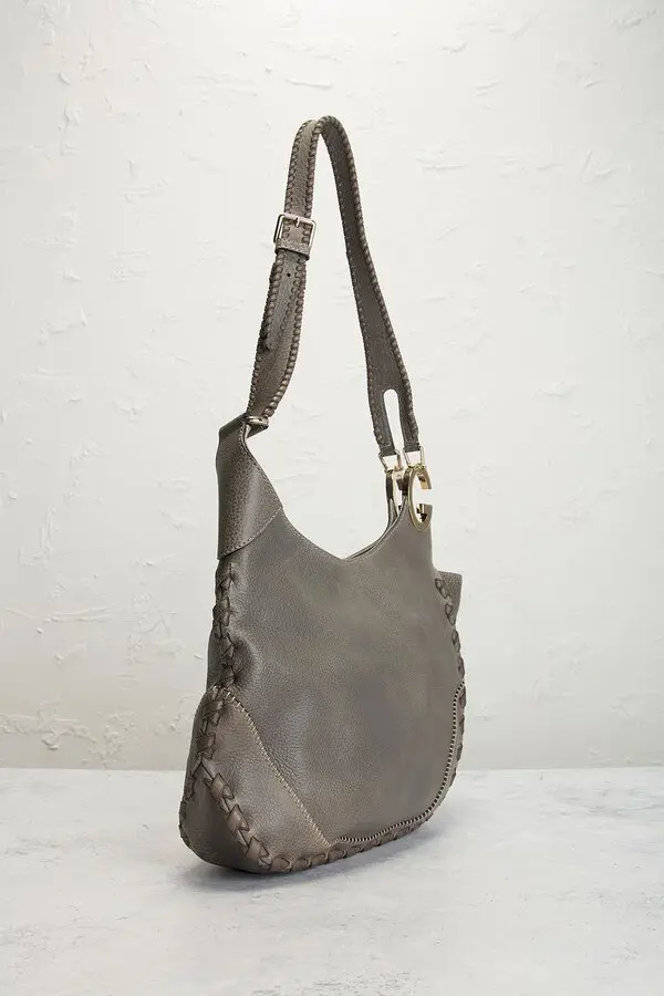 Gucci Charlotte Hobo Bag - Grey