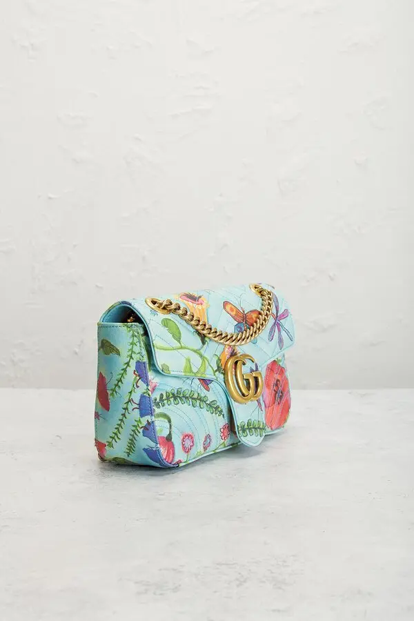 Gucci X Unskilled Worker Gg Marmont Shoulder Bag