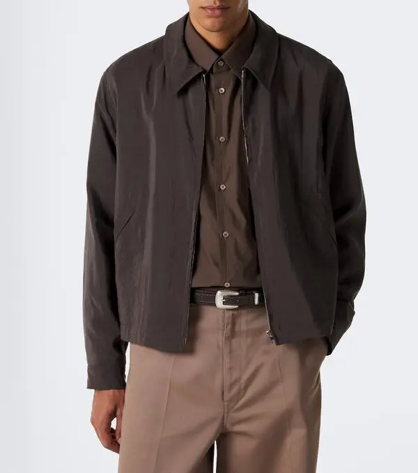 LEMAIRE Silk-blend Blouson Jacket
