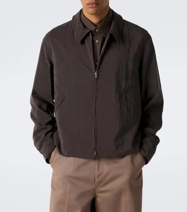 LEMAIRE Silk-blend Blouson Jacket