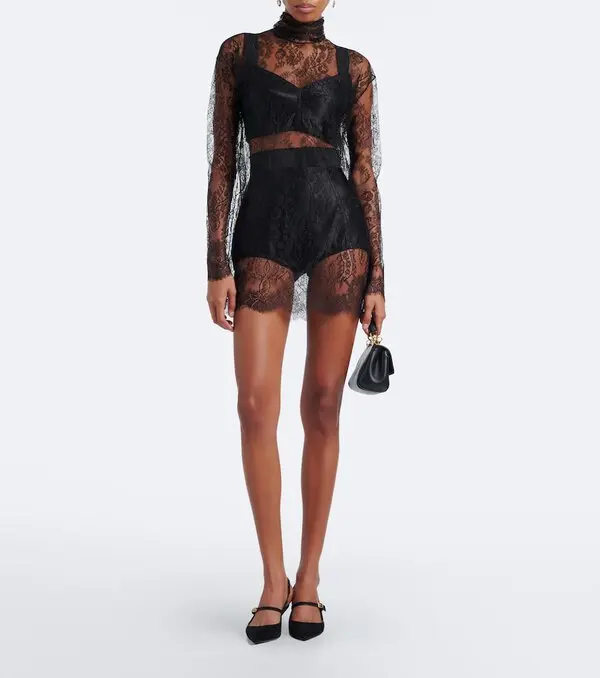 Dolce & Gabbana Satin Bra Top