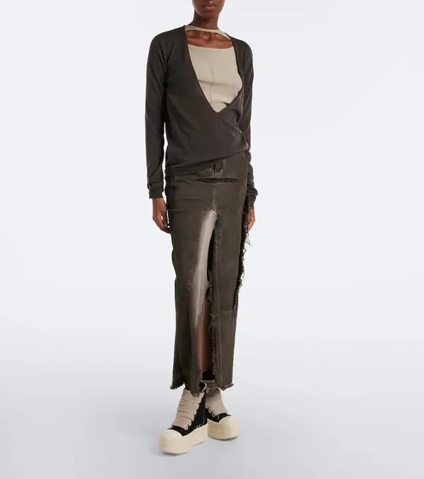 Rick Owens Jumbolace Canvas Sneakers
