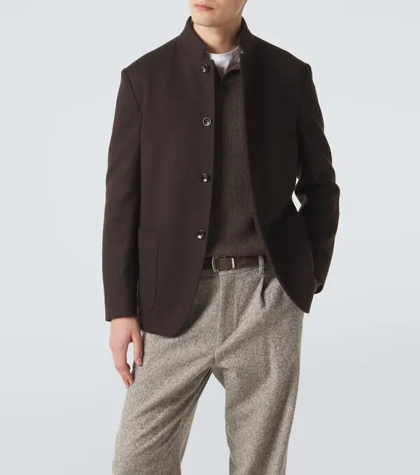 Agnona Wool And Cashmere Jacket