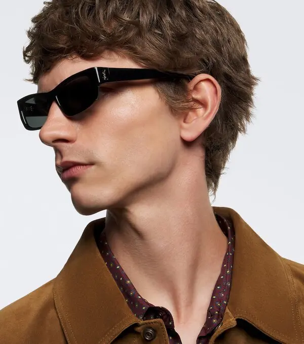 Saint Laurent Sl M182 Jazz Rectangular Sunglasses
