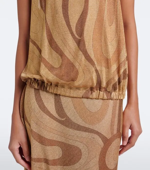 Emilio Pucci Marmo Lurex® Voile Top