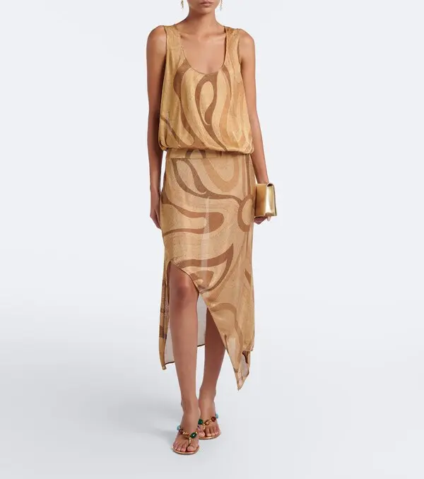 Emilio Pucci Marmo Lurex® Voile Top